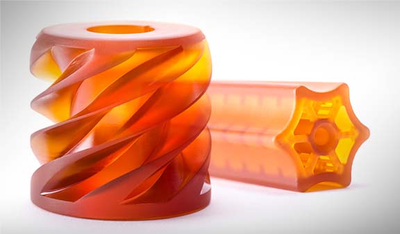 3D-printed plastic parts for prototypes and low-volume projects