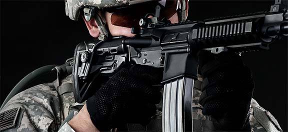 Custom plastic injection molded parts for military and defense