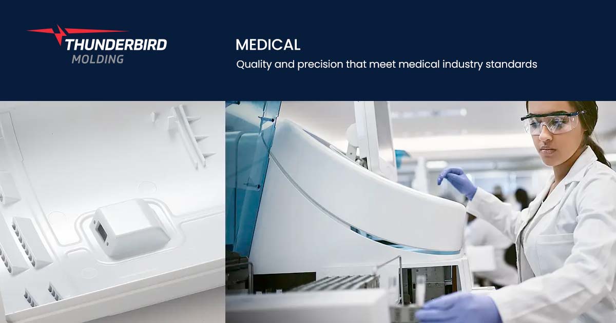 Custom plastic injection molded parts meeting medical standards